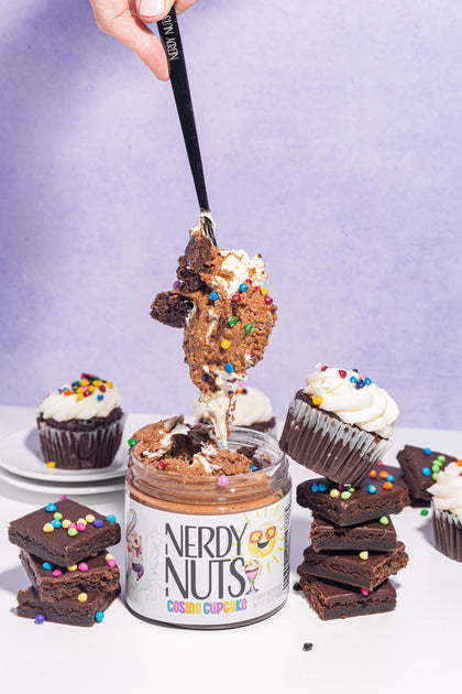 Cosmo Cupcake Peanut Butter Treat | Nerdy Nuts