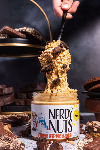 Fudge Ripple Blast Peanut Butter Treat | Nerdy Nuts