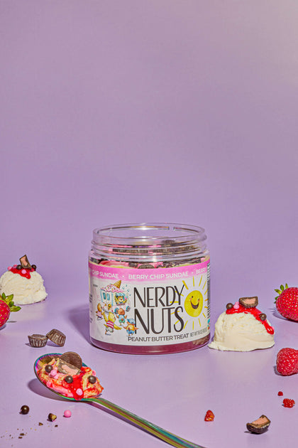 Berry Chip Sundae Peanut Butter Treat | Nerdy Nuts