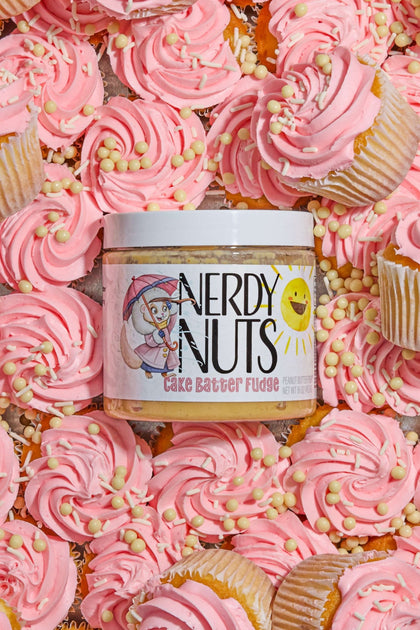 Cake Batter Fudge Peanut Butter Treat | Nerdy Nuts