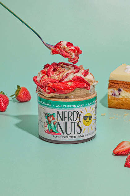 Cali Chiffon Cake Almond Butter Treat | Nerdy Nuts