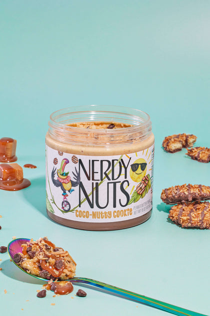 Coco-Nutty Cookie Peanut Butter Treat | Nerdy Nuts