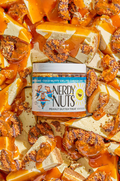 Coco-Nutty Delite Cheesecake Peanut Butter Treat | Nerdy Nuts