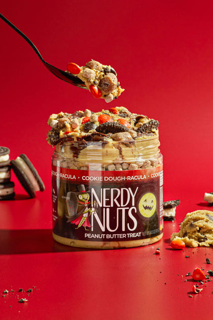 Cookie Dough-racula Peanut Butter Treat | Nerdy Nuts