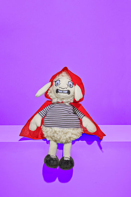 Lil' Red Riding Lamb Stuffie | Nerdy Nuts