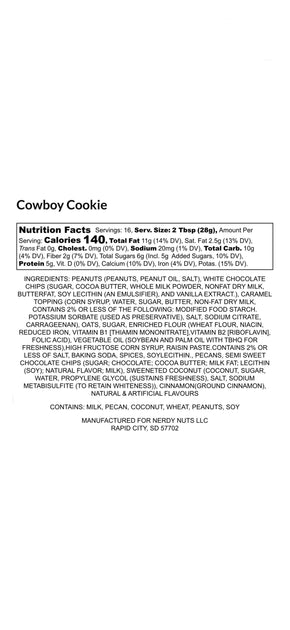 Cowboy Cookie Peanut Butter Treat | Nerdy Nuts
