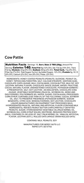 Cow Pattie Peanut Butter Treat | Nerdy Nuts