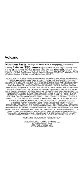Volcano Peanut Butter Treat | Nerdy Nuts