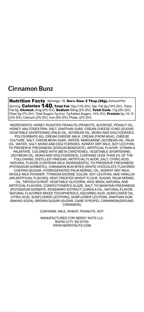 Cinnamon Bunz Peanut Butter Treat | Nerdy Nuts