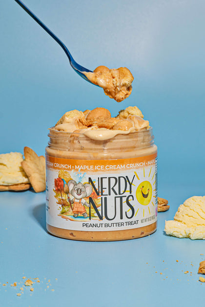 Maple Ice Cream Crunch Peanut Butter Treat | Nerdy Nuts