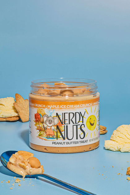 Maple Ice Cream Crunch Peanut Butter Treat | Nerdy Nuts