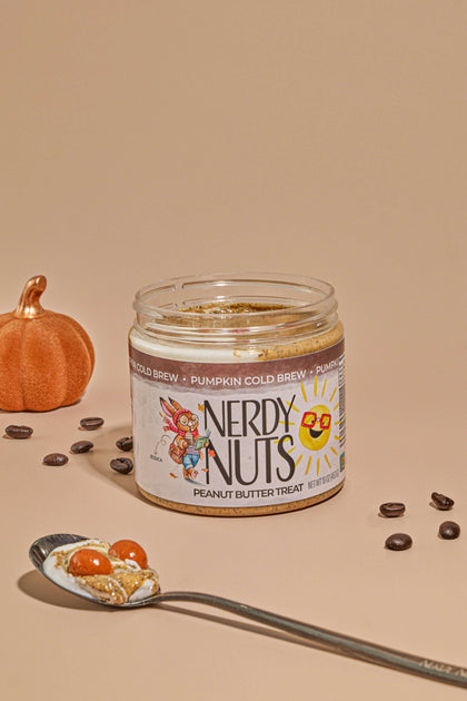Pumpkin Cold Brew Peanut Butter Treat | Nerdy Nuts