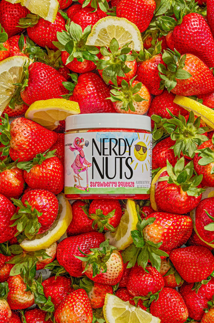 Strawberry Squeeze Almond Butter Treat | Nerdy Nuts