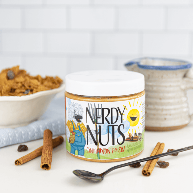 Cinnamon Raisin Peanut Butter Treat | Nerdy Nuts