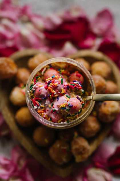 Sprinkled Donut Peanut Butter Treat | Nerdy Nuts